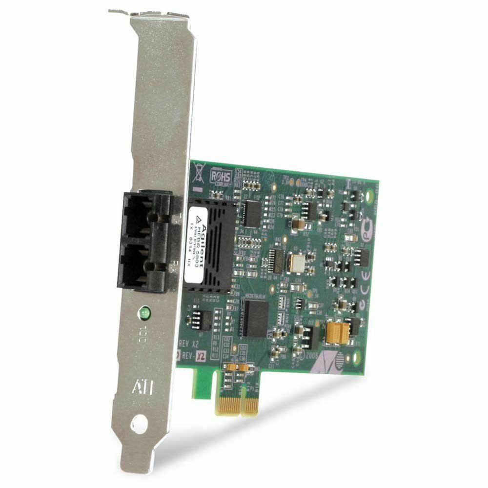 Сетевая карта WiFi Allied Telesis AT-2711FX 100Mbps Fast Ethernet PCI-Express Fiber Adapter Card; SC (Плата 120 мм. Длинная планка).