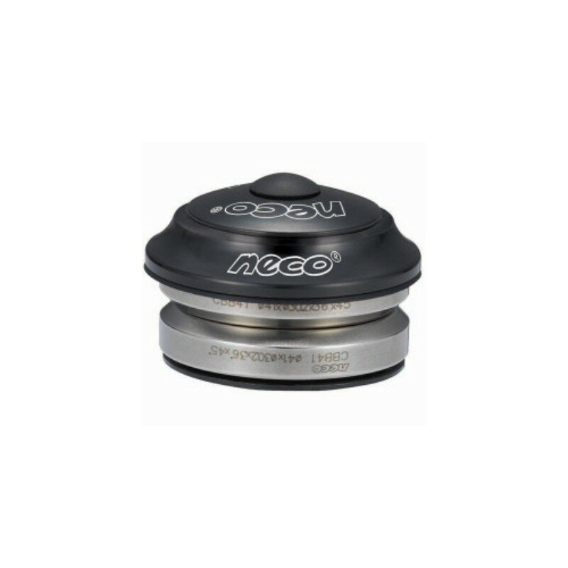 Рулевой набор 6-190373 H50 1-1/8" IS41.2/28.6 IS41.2/30 интегрированный березьбовой, картрдж подш(OD41x36°x45), чашки сталь, черный NECO