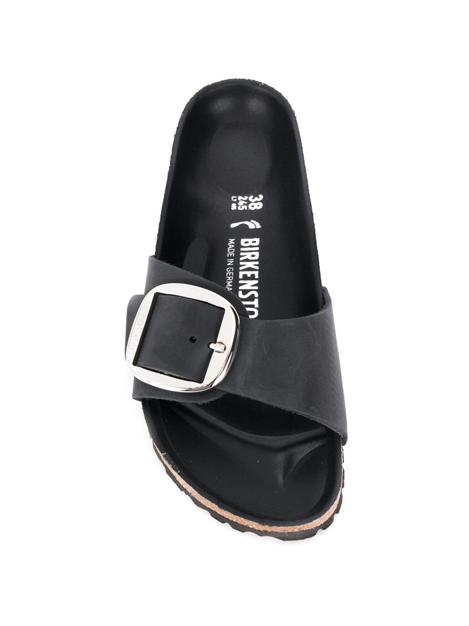 Босоножки Birkenstock Madrid Oiled, размер 38 EU, black/black — фото 1