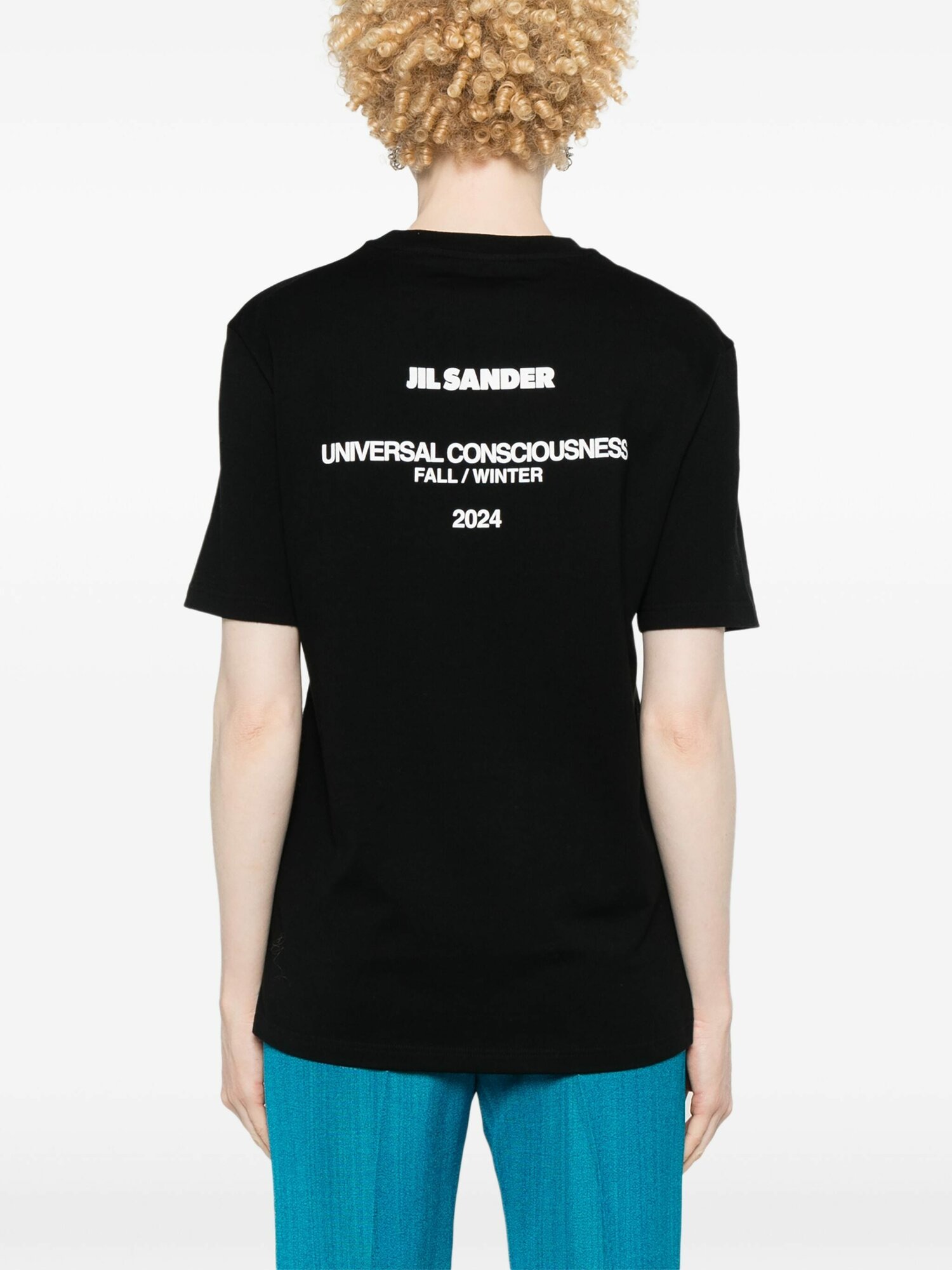 Футболка Jil Sander, размер 42, black/black — фото 1