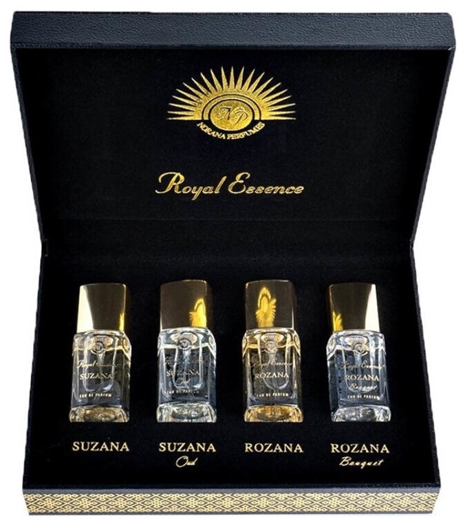 Набор "suzana 15мл. + suzana oud 15мл.+ rozana 15мл.+rozana bouquet 15мл.", Noran Perfumes, Пафюмерная вода Женская