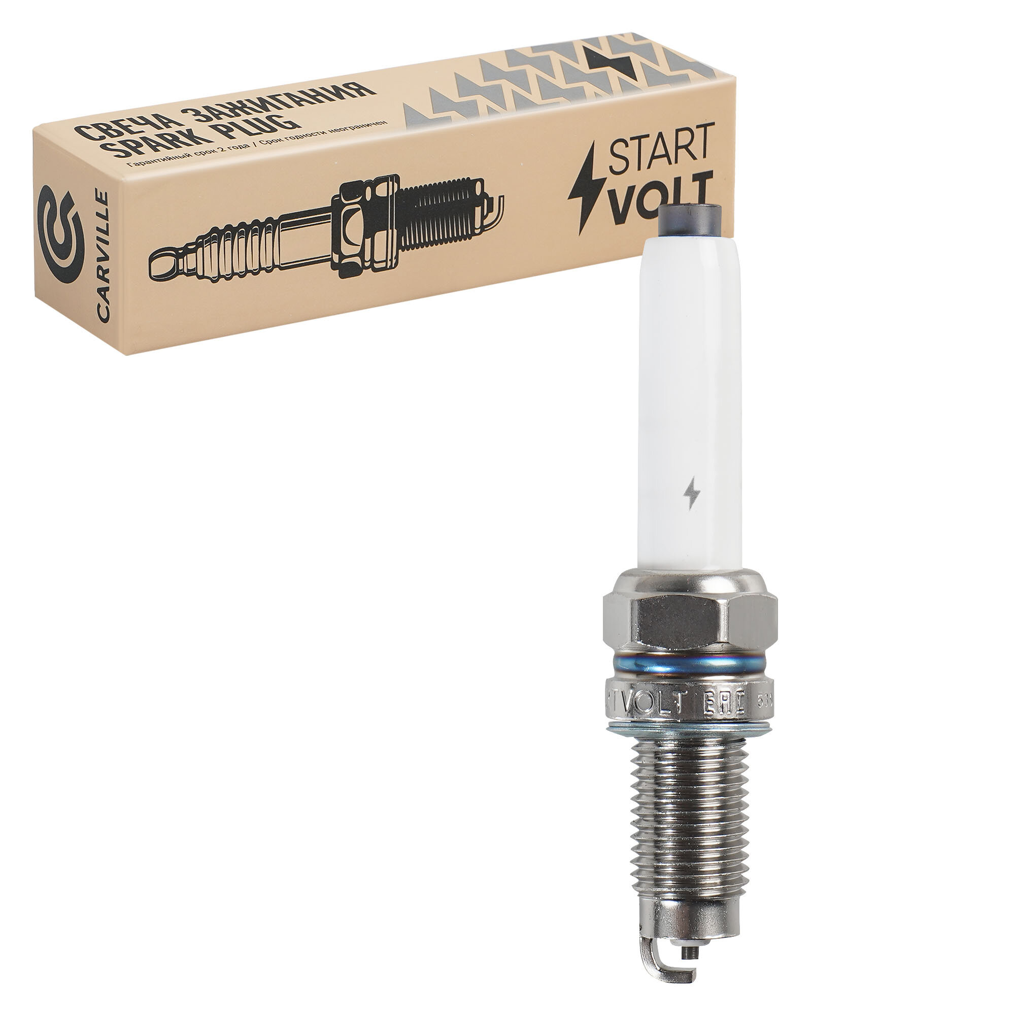 Свеча зажигания для Volkswagen Polo Sedan, Skoda Rapid с двигателями CWVA/CWVB, STARTVOLT VSP 1808, 04C905616 / ZKER6A-10EG