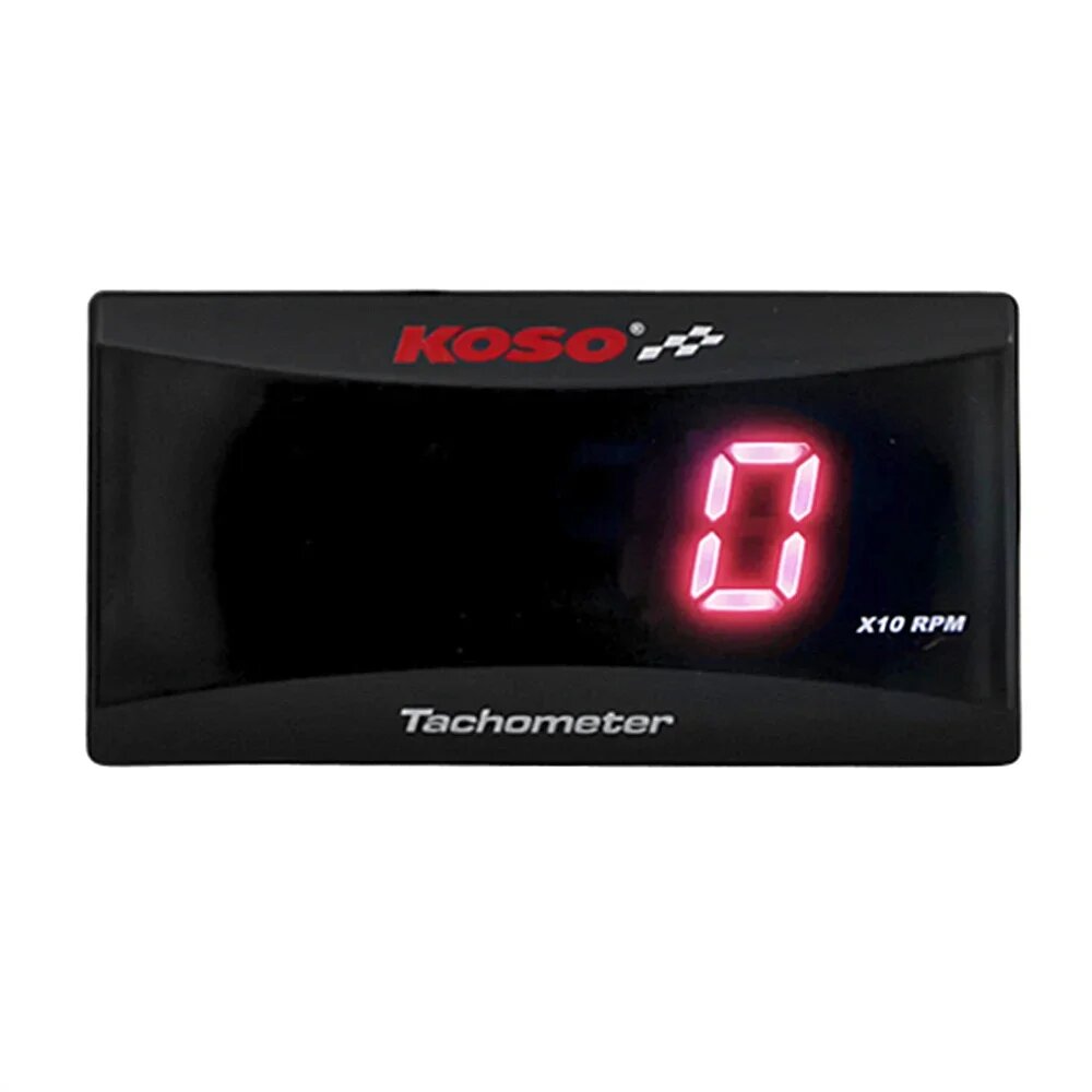 Цифровой тахометр Koso красный, x10 RPM