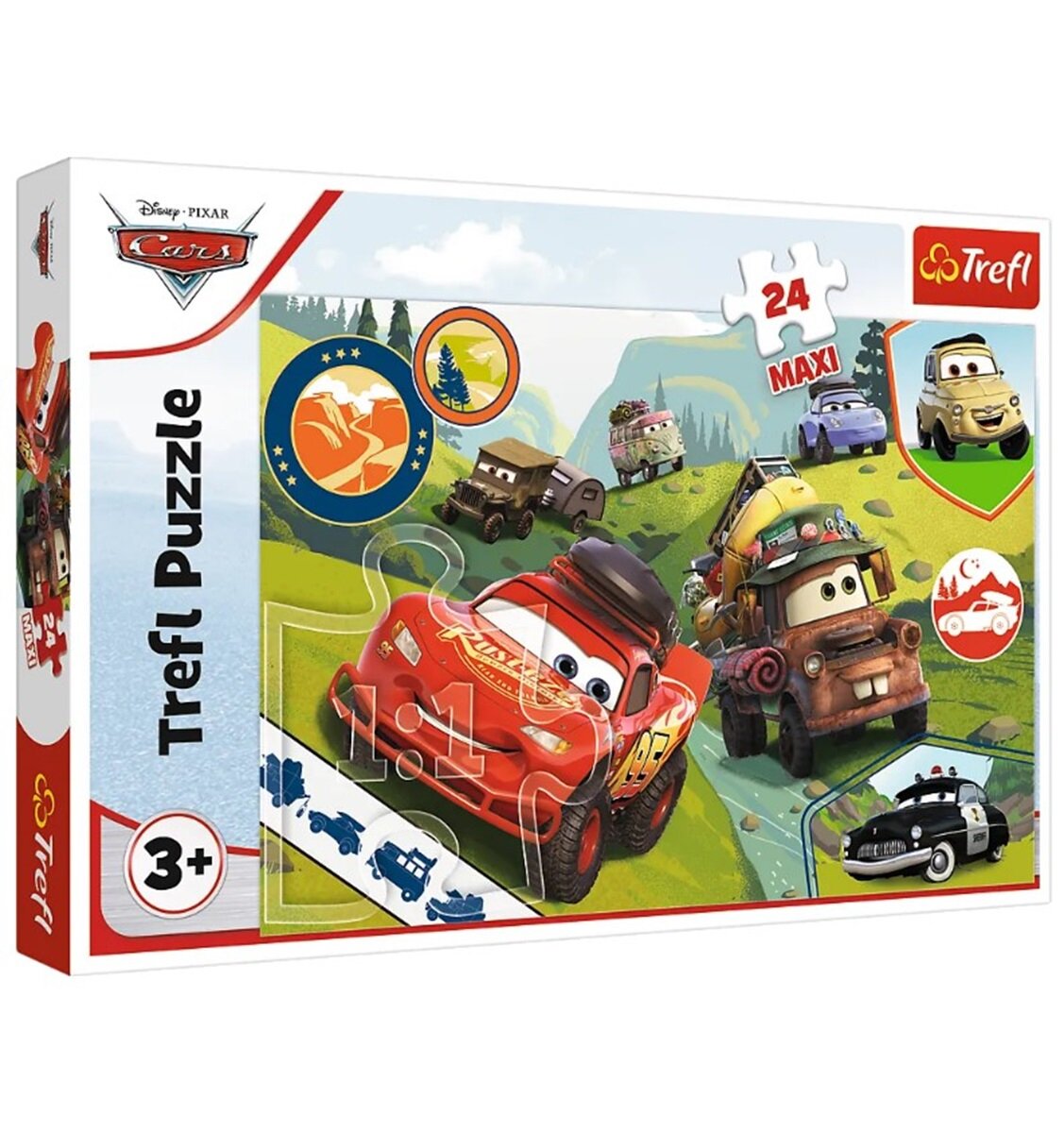 Maxi-пазл Trefl Счастливые машинки, 24 эл. 14352