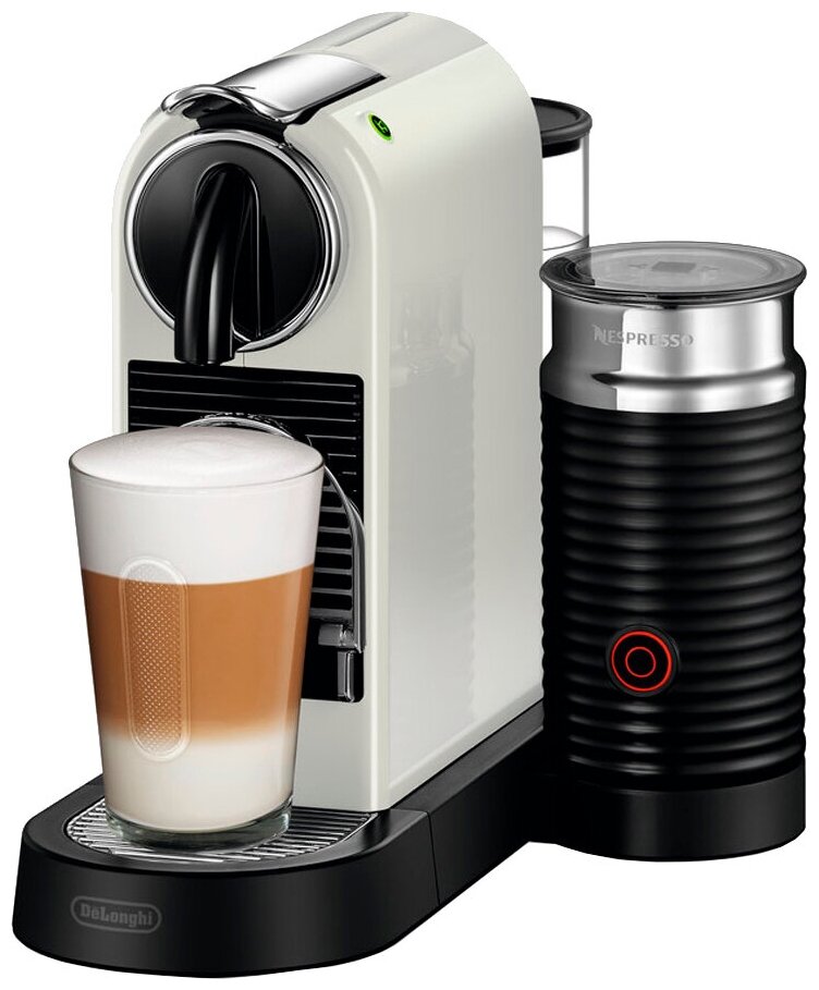 Капсульная кофеварка DeLonghi Nespresso Citiz EN267. WAE, 1260Вт, цвет: белый