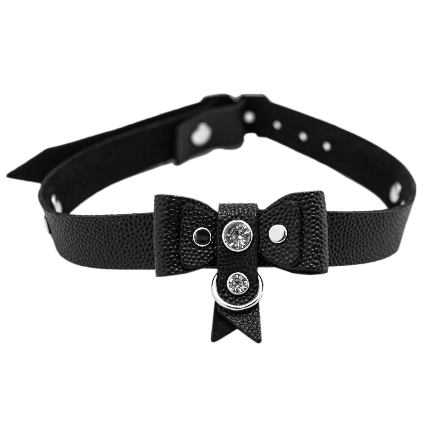 Чокер бабочка со стразами, чёрный PinkRabbit Чокер бабочка со стразами, чёрный
