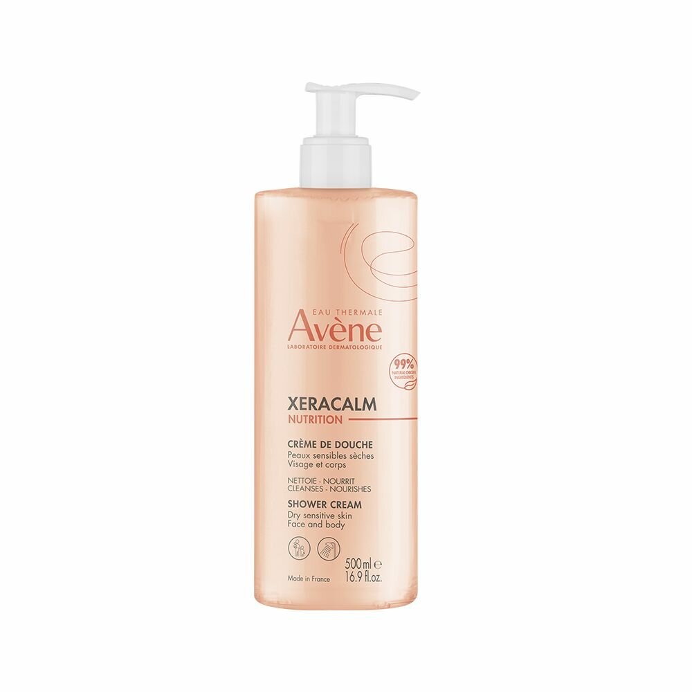 EAU THERMALE AVENE Очищающий крем-гель для лица и тела Xeracalm Nutrition Shower Cream (500 мл)