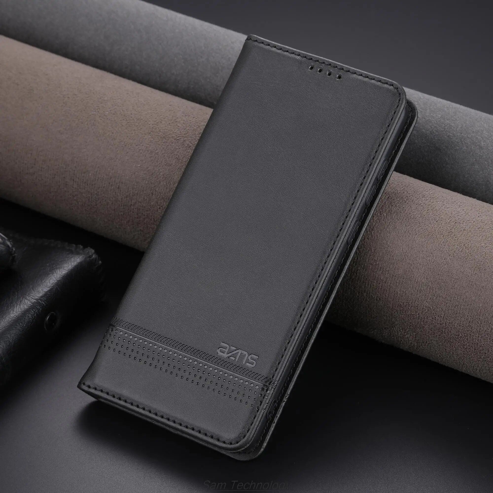 Кожаный чехол с магнитной адсорбцией для Xiaomi Mi 11 lite 5G NE/Mi 11 lite, откидная крышка, чехол Fundas Coque