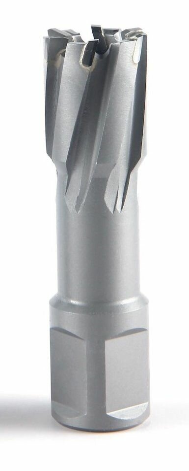 Корончатое сверло по металлу 46х50 мм твердосплавное хвостовик Weldon 19 резолюкс