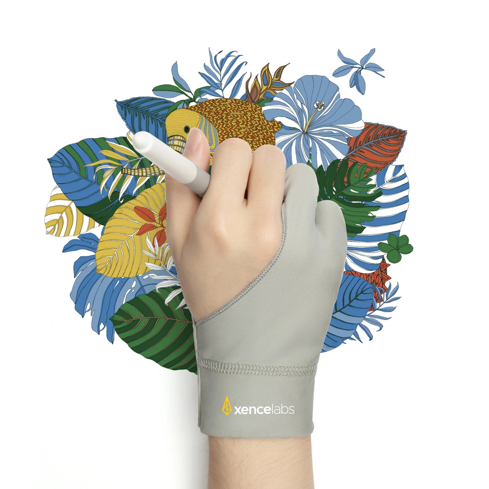 Xencelabs У1200 перчатка для рисования серая M