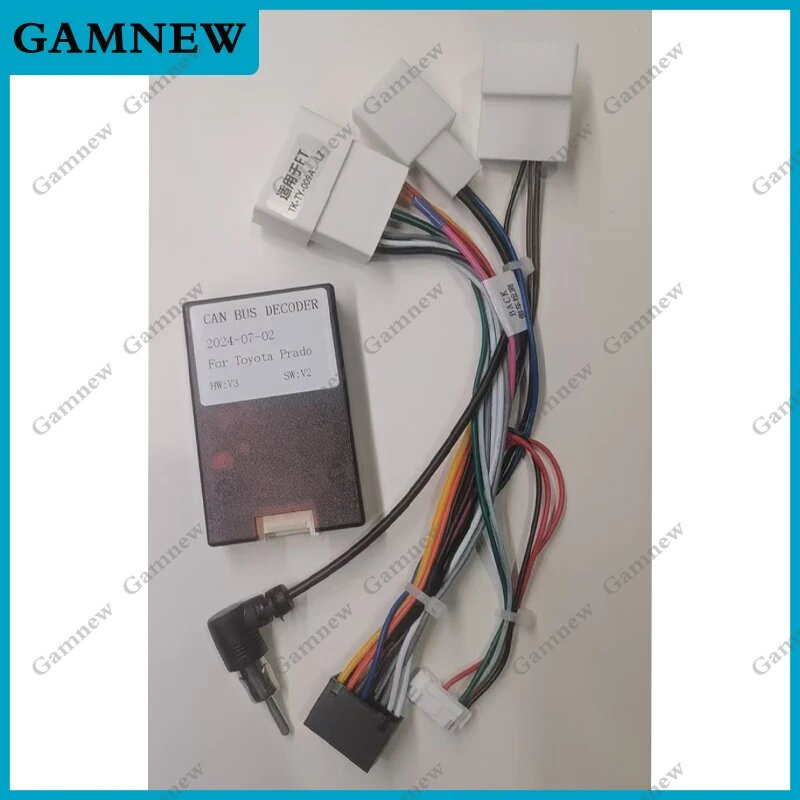 Автомобильный адаптер жгута проводов Canbus Box TX/IEBUS JBL усилитель-декодер для Toyota Prius Prado Harrier Lexus RX Camry Venza