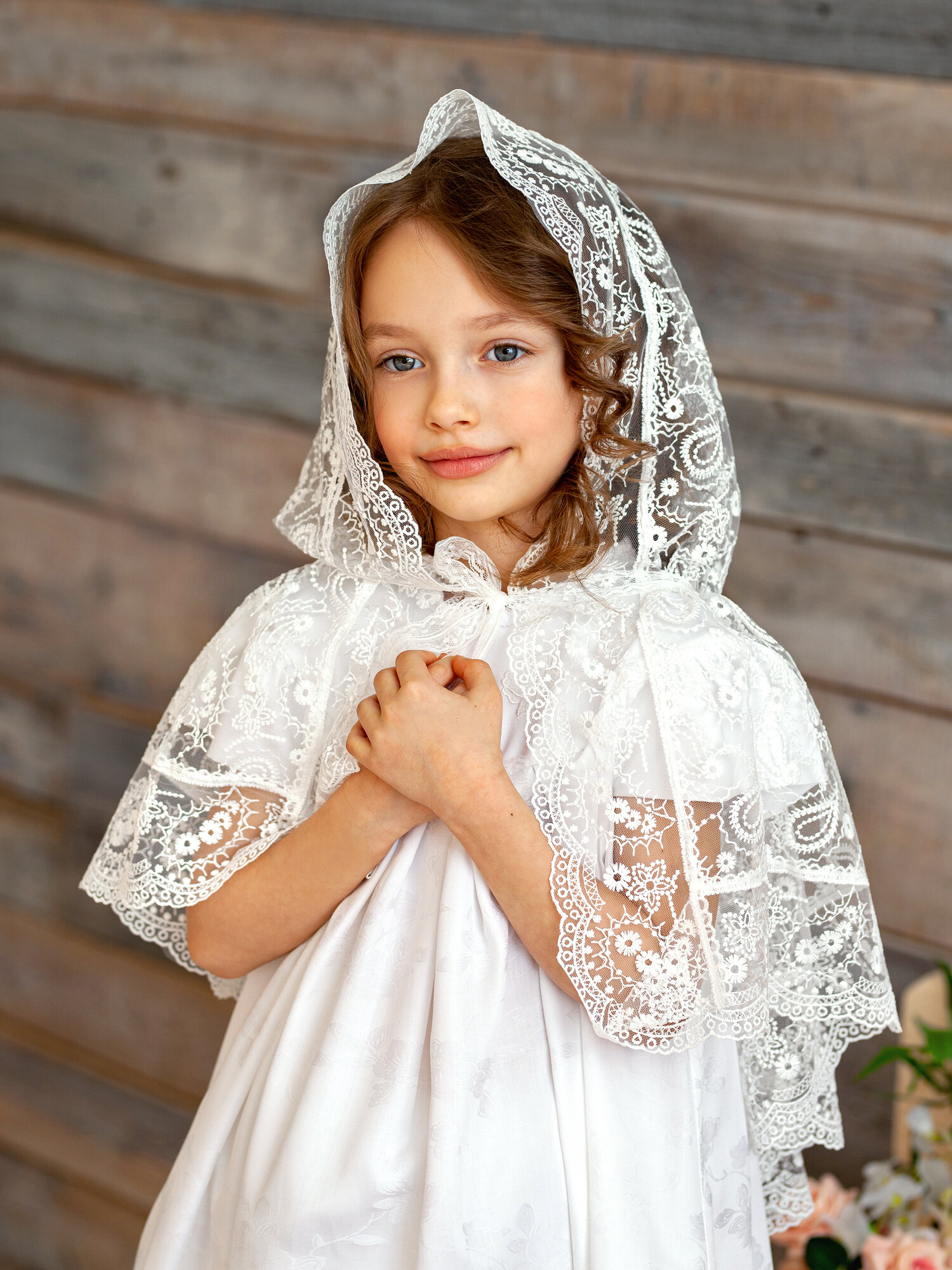 Платок-капюшон для девочек