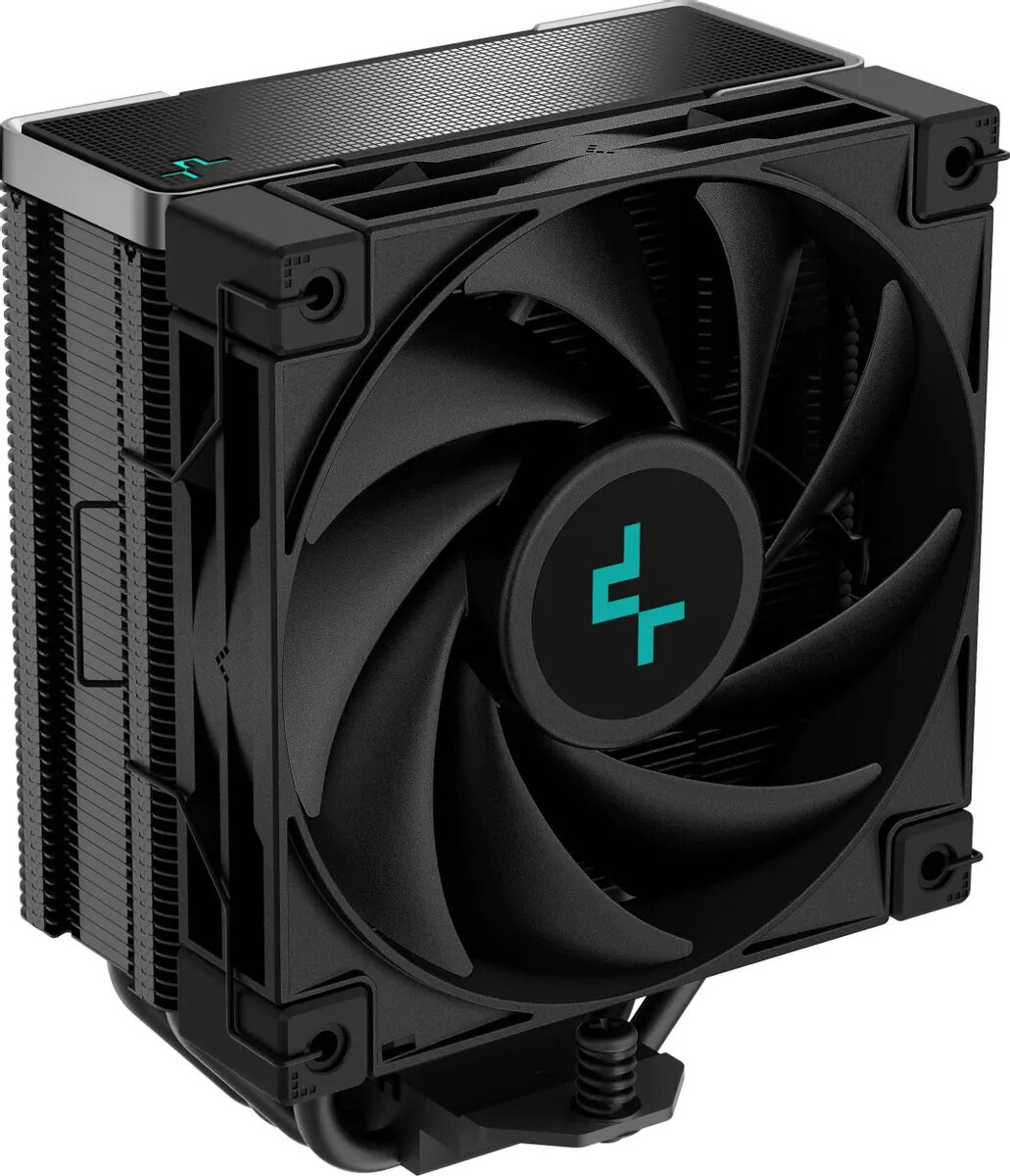 Кулер DeepCool AK400 ZERO DARK (220W,120mm,500-1850prm,4 тепл. трубки, S115х/1200/1700/AMx)