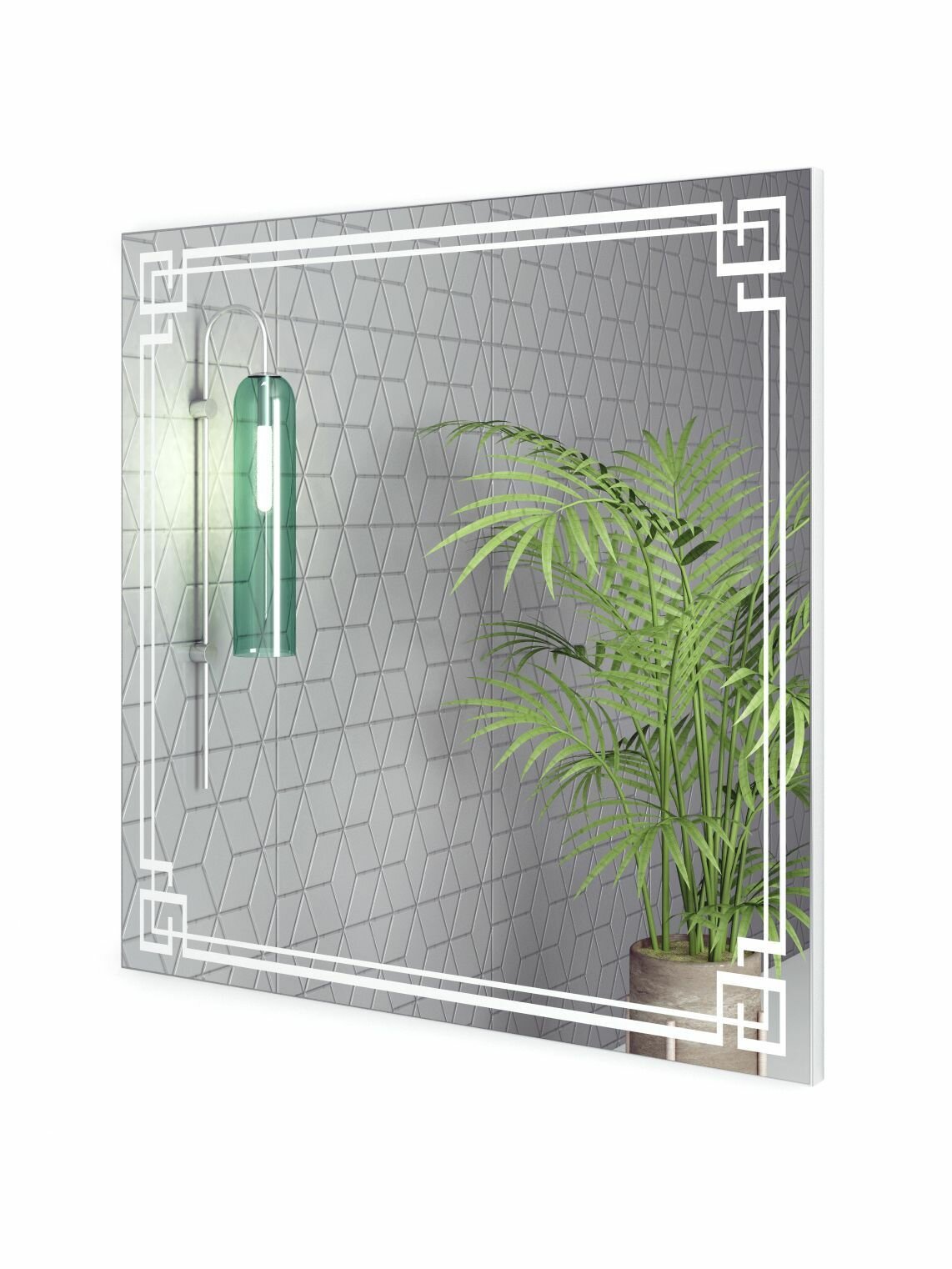 Зеркало с рисунком для ванной и комнаты, КЕА