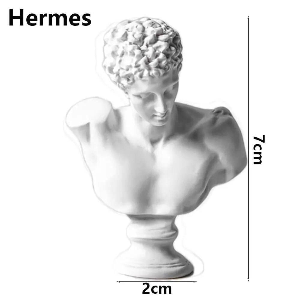Гипсовый бюст из греческой мифологии Hermes-1