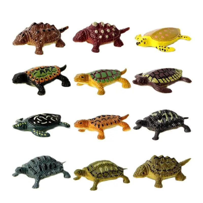 Фигурки черепах SamKaLa 12 шт.