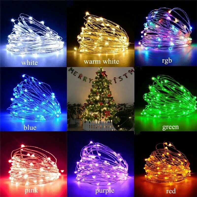 USB LED гирлянда ALLTRUE, 5 м, желтый свет