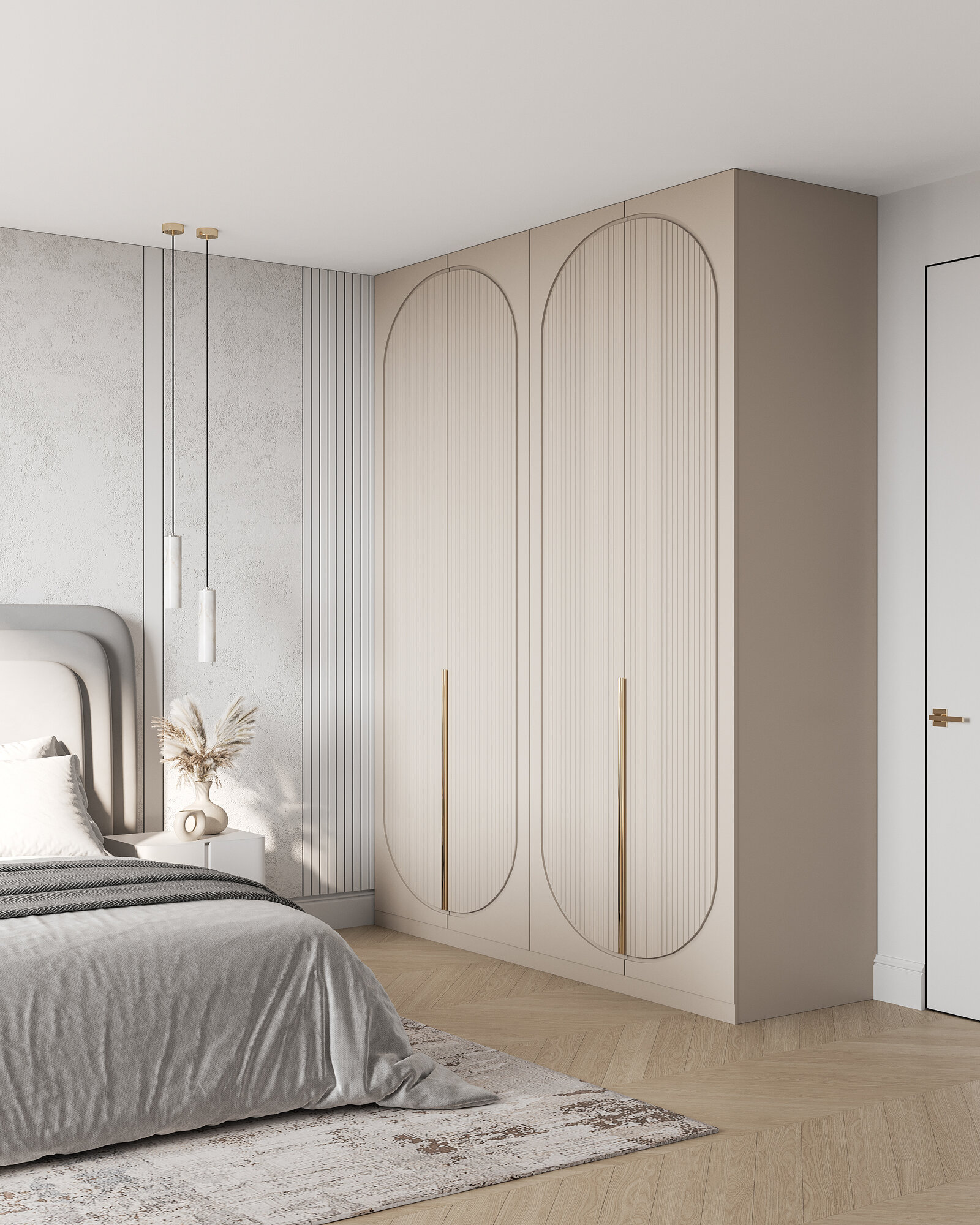 Шкаф распашной МДФ Моника W2 четырехдверный