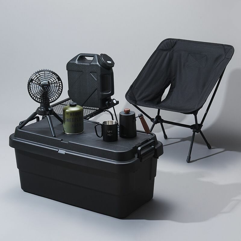 Прочный водонепроницаемый экспедиционный ящик 50 л для рыбалки путешествий и хранения вещей 60х39х35 7 см