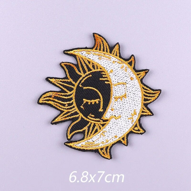 Вышитые нашивки животные горы pulaqi PE6665CT