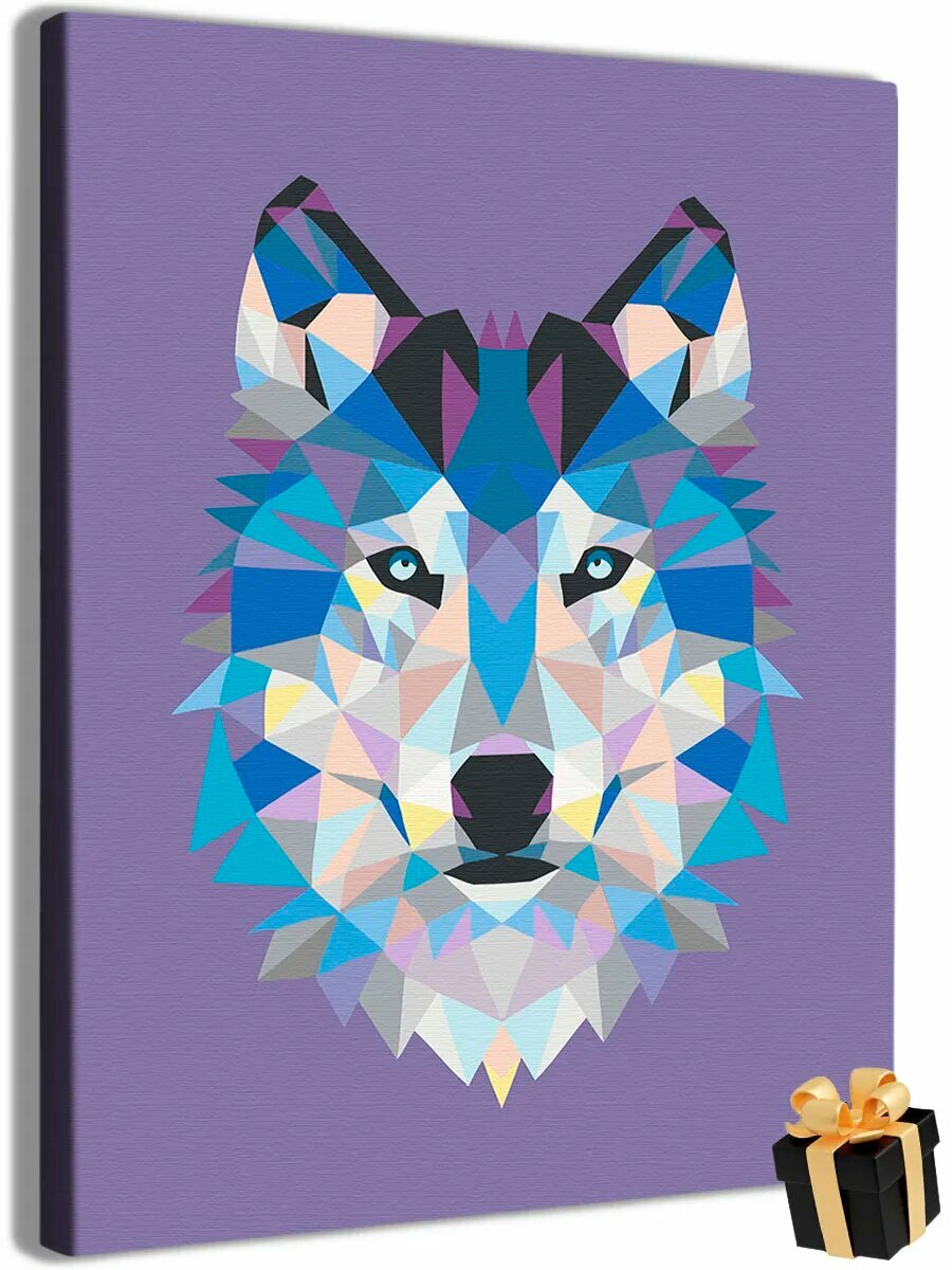 Картины по номерам Волк