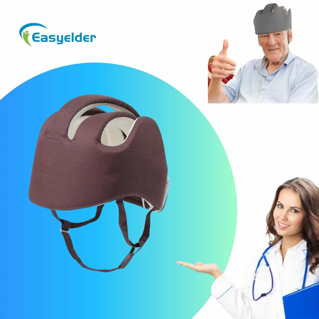 Easyelder Защита головы при падении пожилых людей, мягкие шлемы для предотвращения травм головы, защитные колпачки при столкновении