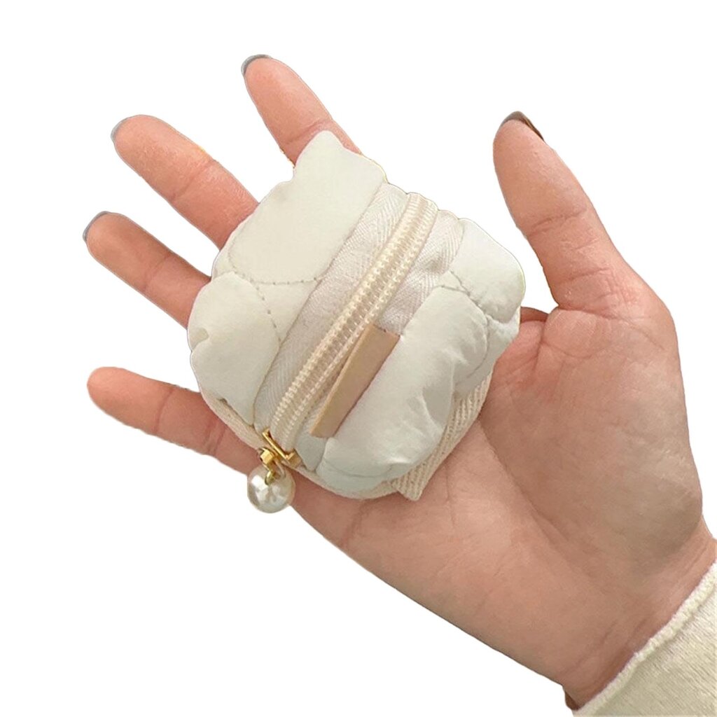 Чехол для наушников l Наушники путешествий Портативная сумка хранения Стеганая гарнитуры