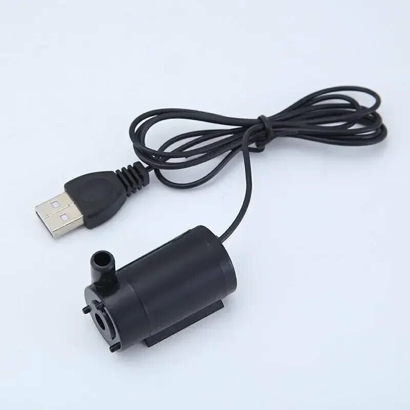 Портативный USB насос для воды 5В, черный