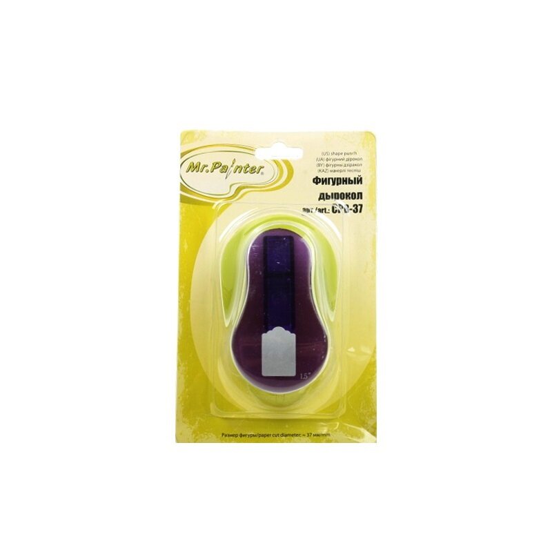 Mr.Painter CPB-37-DD04 Фигурный дырокол 3.7 см 006 Ярлычок для скрапбукинга и бумаги