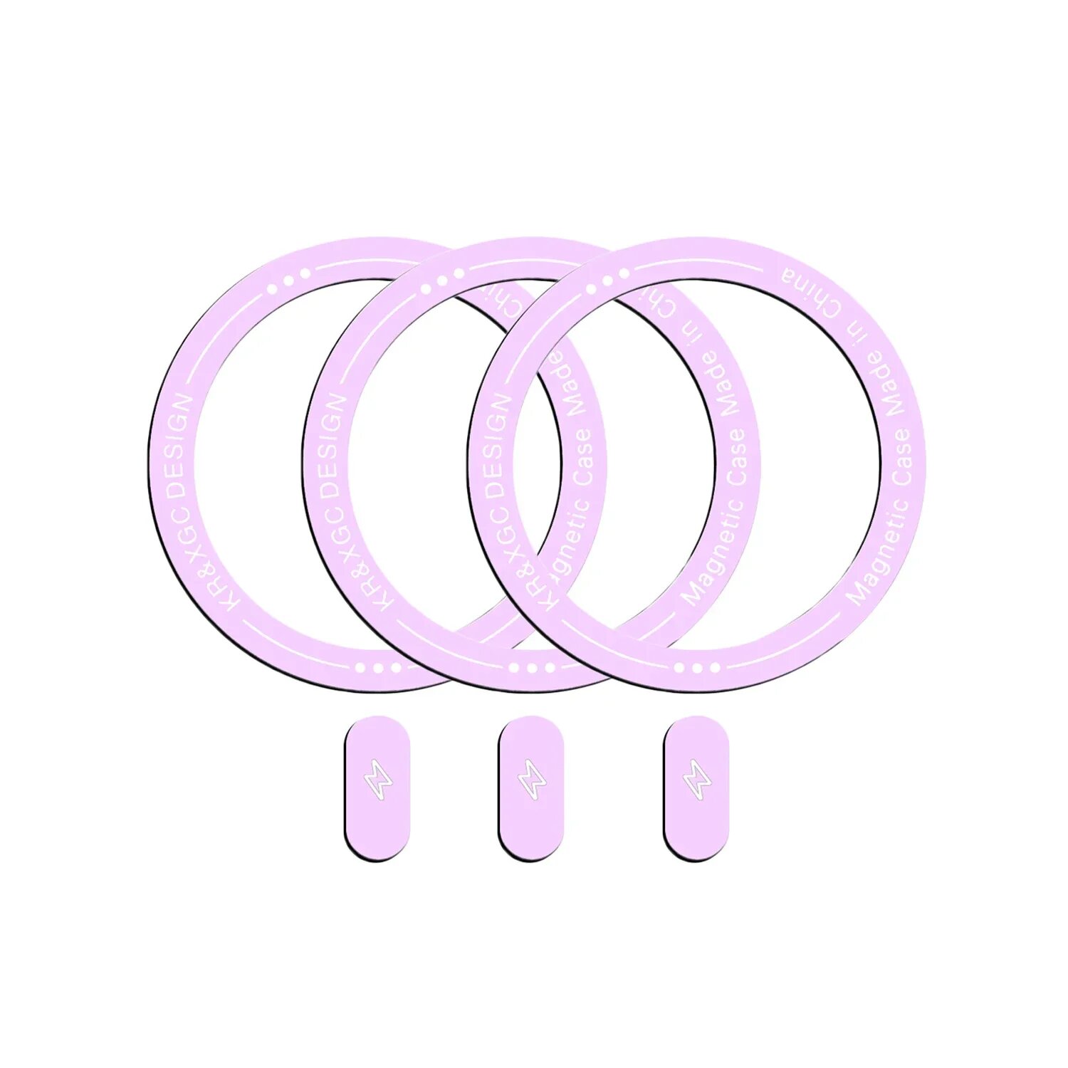 Магнитная пластина Magsafe, розовый (3X Pink), 1/6 шт.