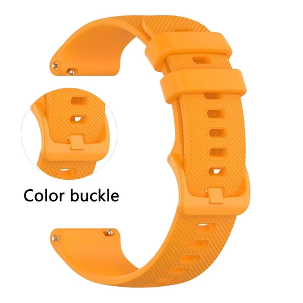 Ремешок Garmin 18мм силикон Orange 2 Forerunner 255S