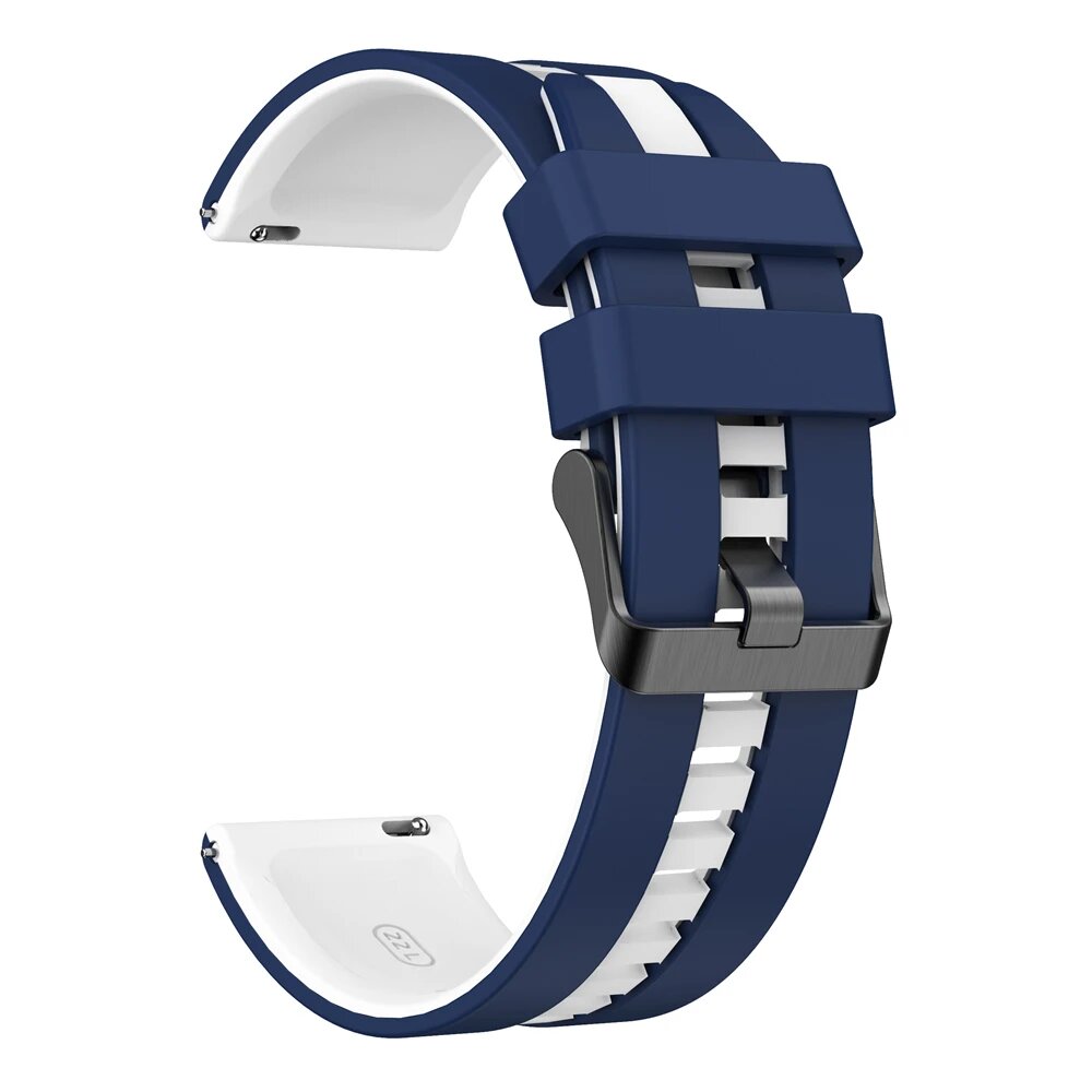 Ремешок Xiaomi Watch 22 мм, синий с белым