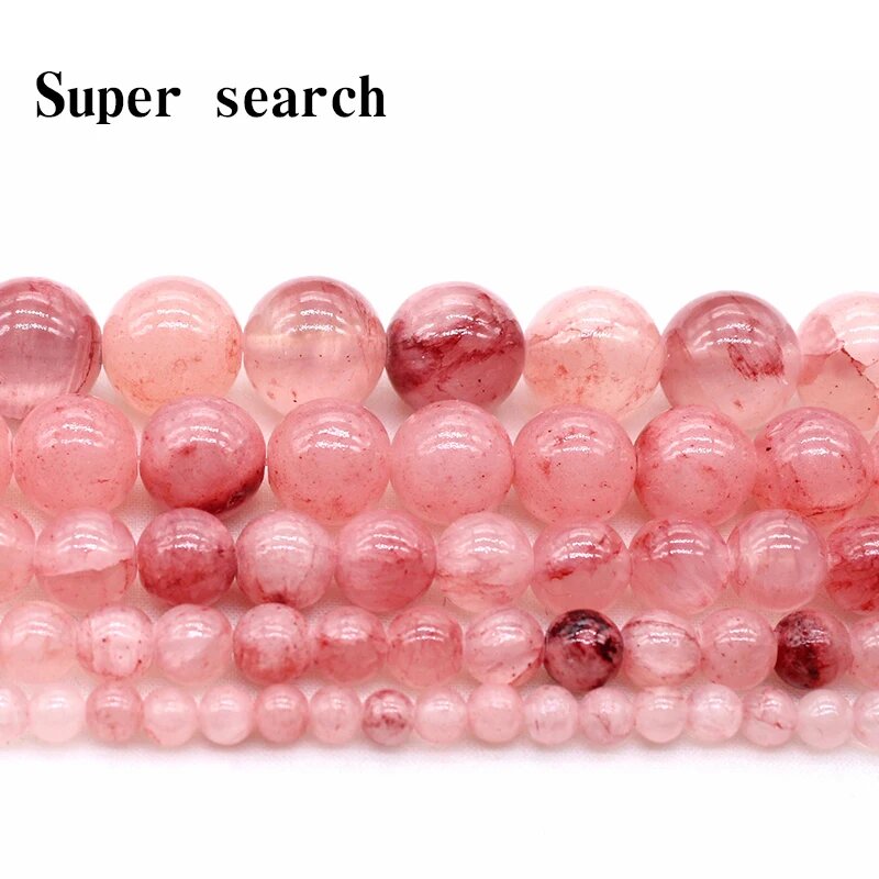 Натуральные бусины Super search, красный, разноцветный камень, 15 дюймов 10mm 38pcs beads