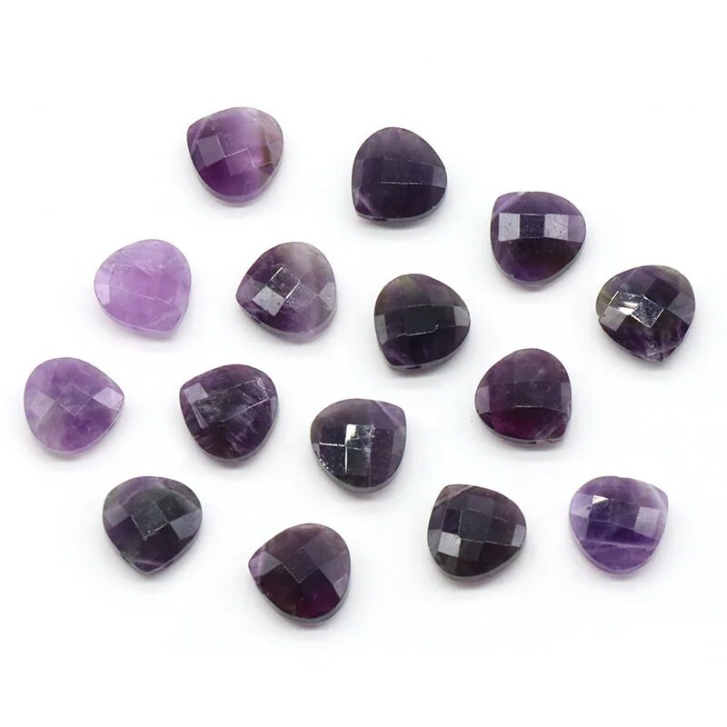 Бусины из аметиста 2 шт. Фиолетовый, Amethyst