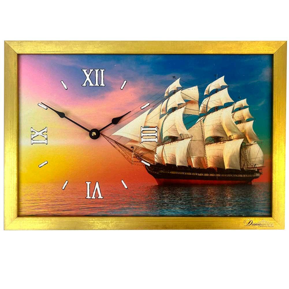 Часы-картина Династия 03-156, размер 39*25 см, кварцевые.