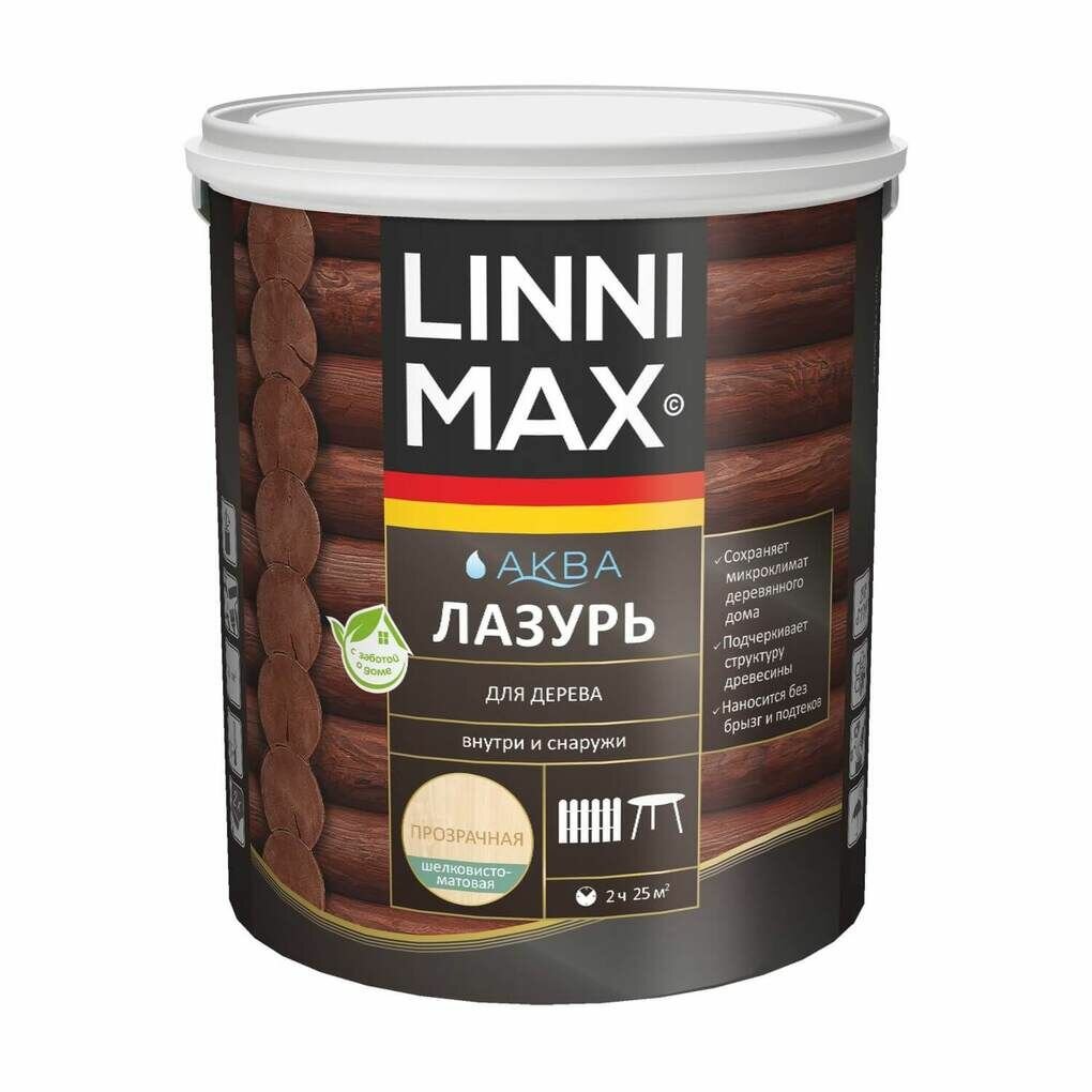 Аква лазурь для дерева Linnimax (2,5л) белый