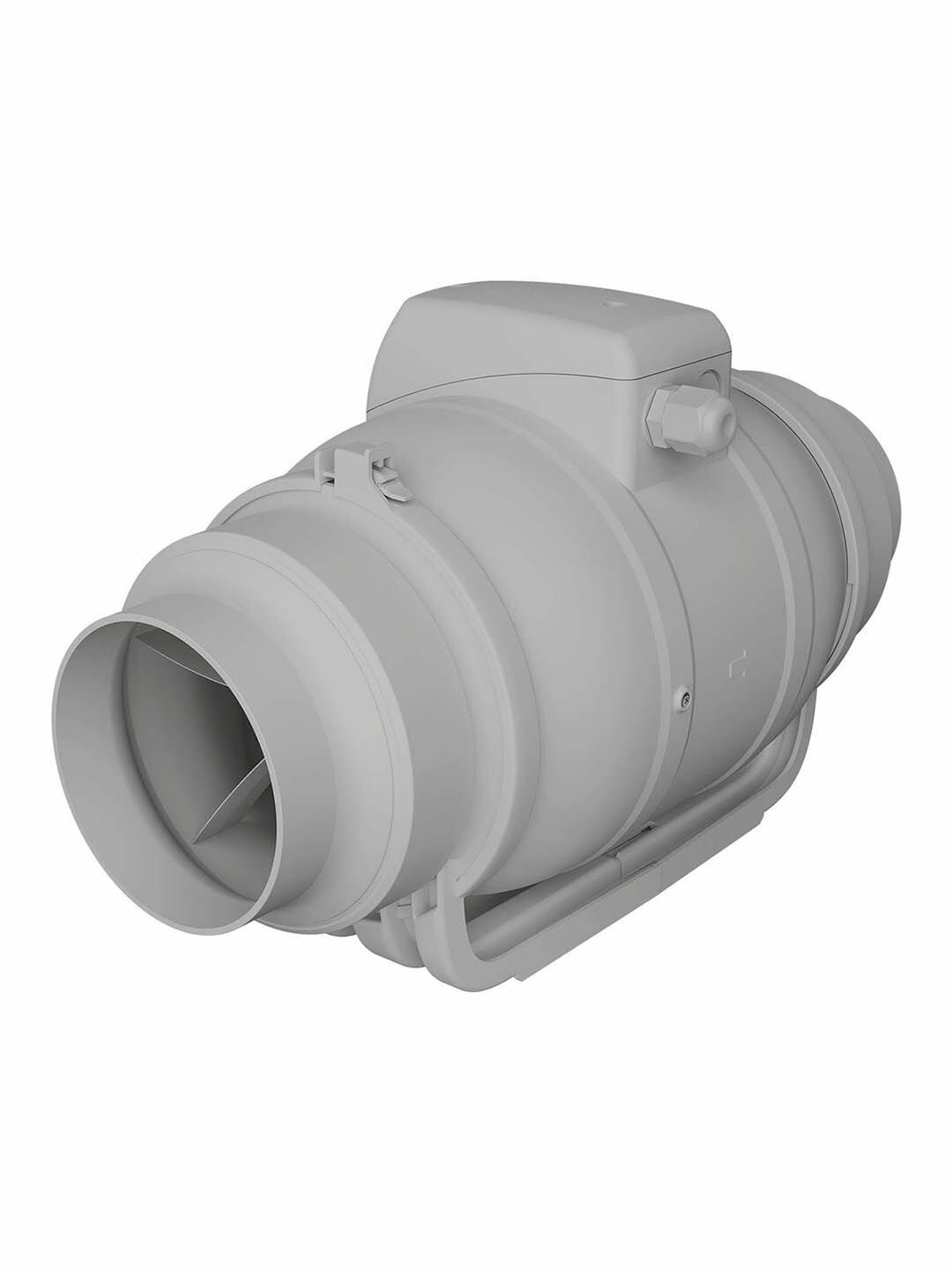 Вентилятор приточно-вытяжной 100 с таймером канальный двухскоростной TYPHOON 100 2SP AT