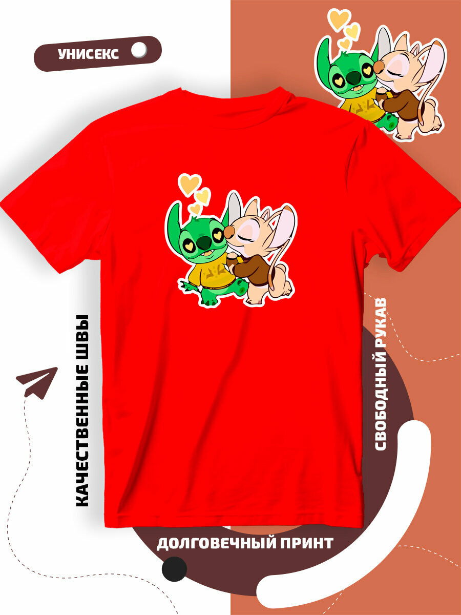 Футболка Лилу и Стич Ангел