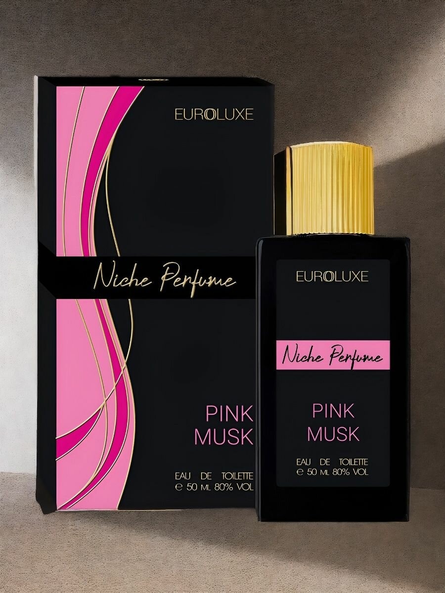 Туалетная вода Euroluxe Niche Perfume Pink Musk, женская, 50мл