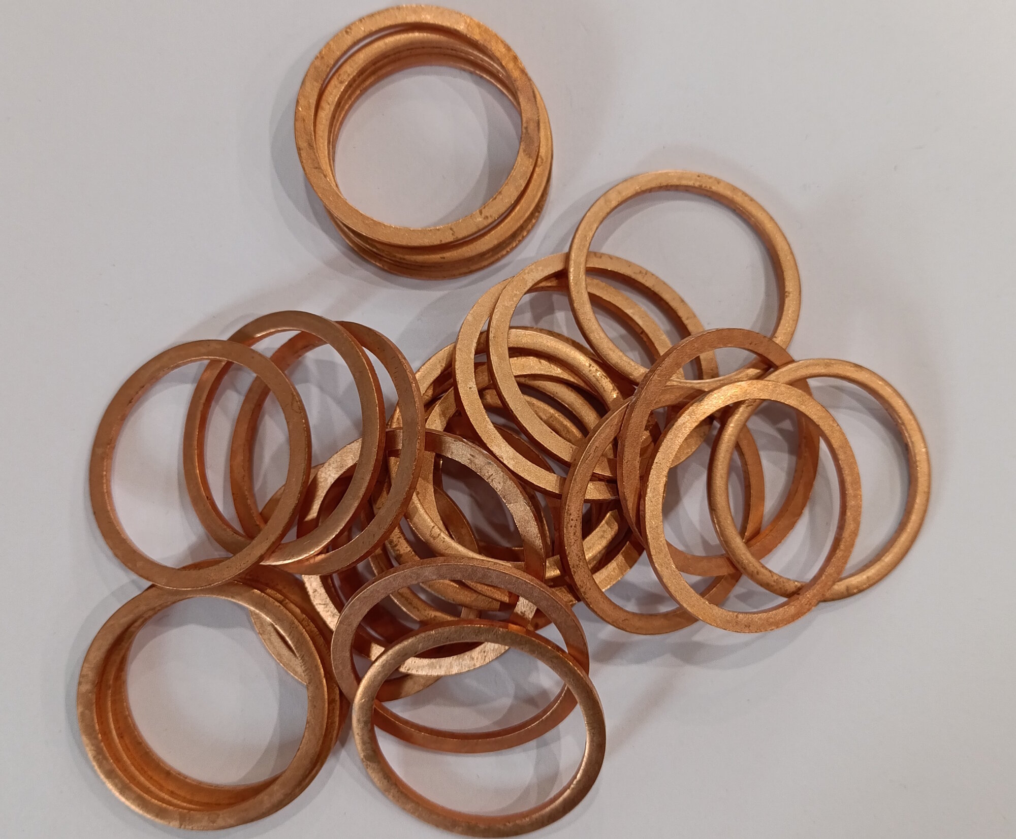 Прокладка (шайба) медна, 33*39*2, медь отожженная, упаковка 10 шт.