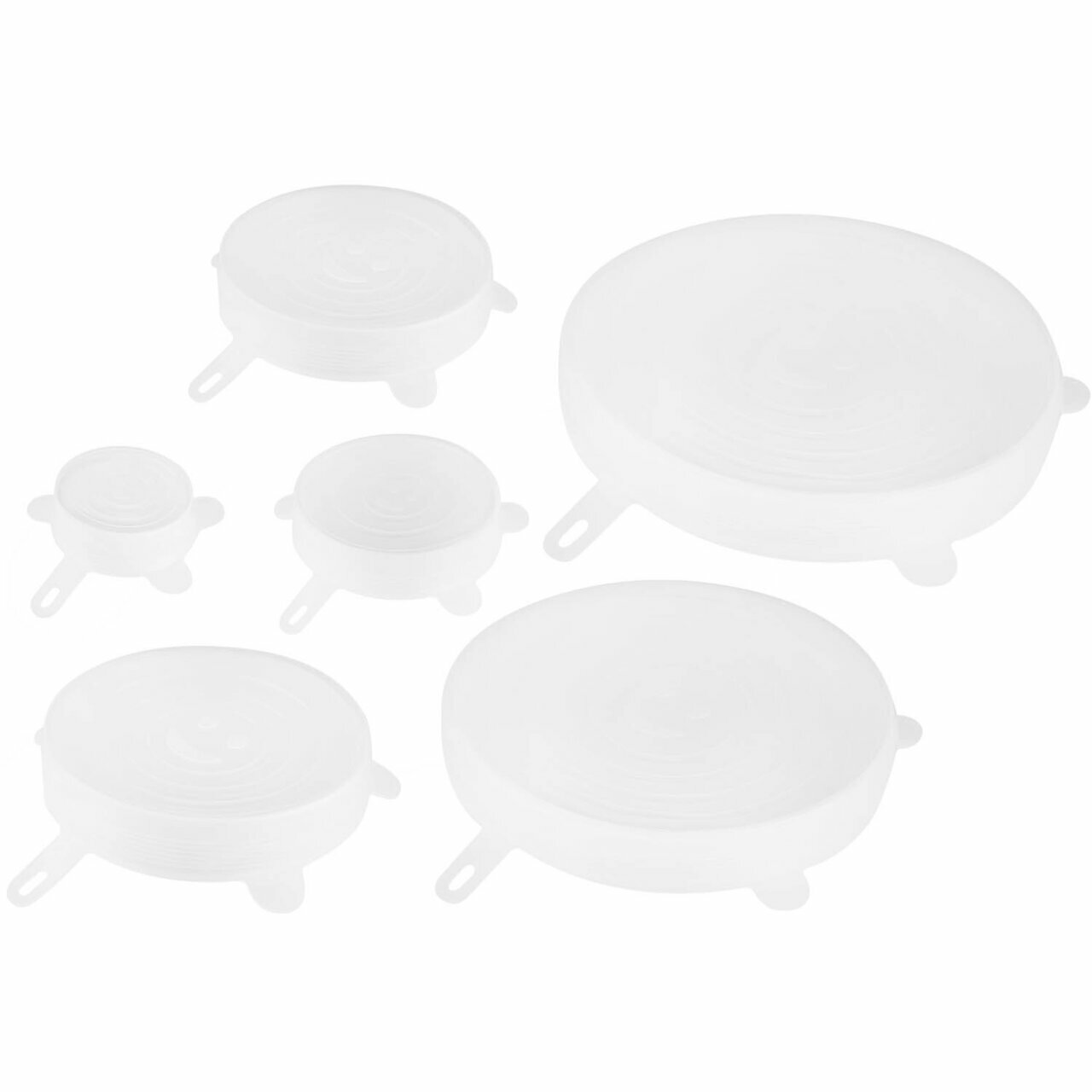 MALLONY Unicoverнабор силиконовых универсальных крышек 6 шт для герметичного хранения