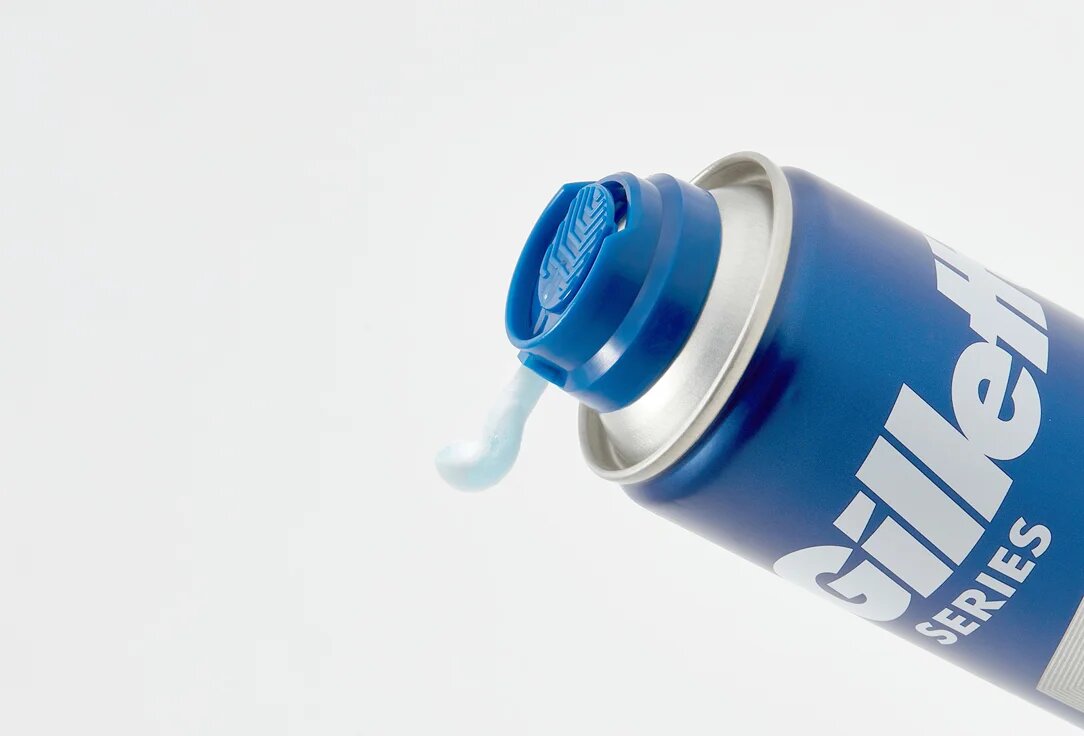 Гель для бритья Gillette "3x Sensitive", для чувствительной кожи, 200 мл — фото 1