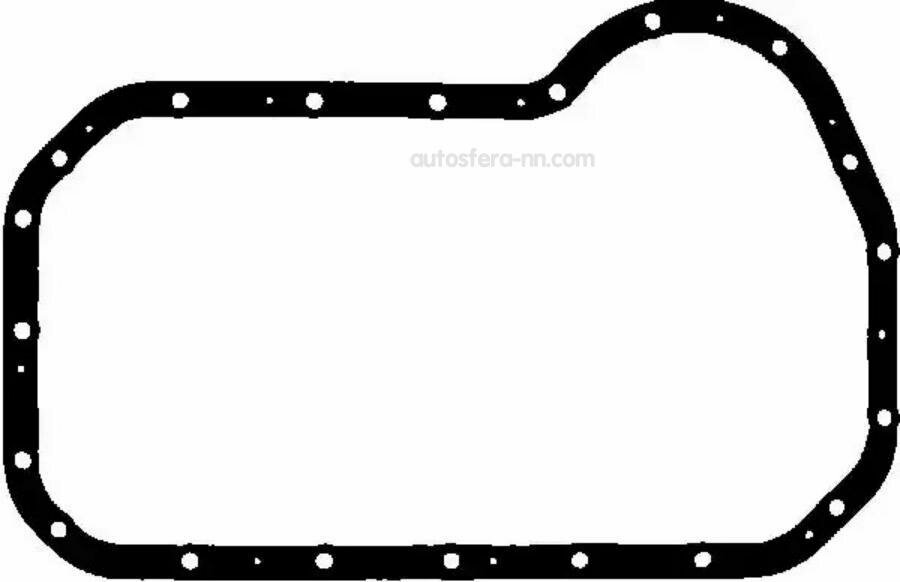 GLASER X5462401 Прокладка поддона ДВС Audi 80, 100, VW Golf, Passat 90-
