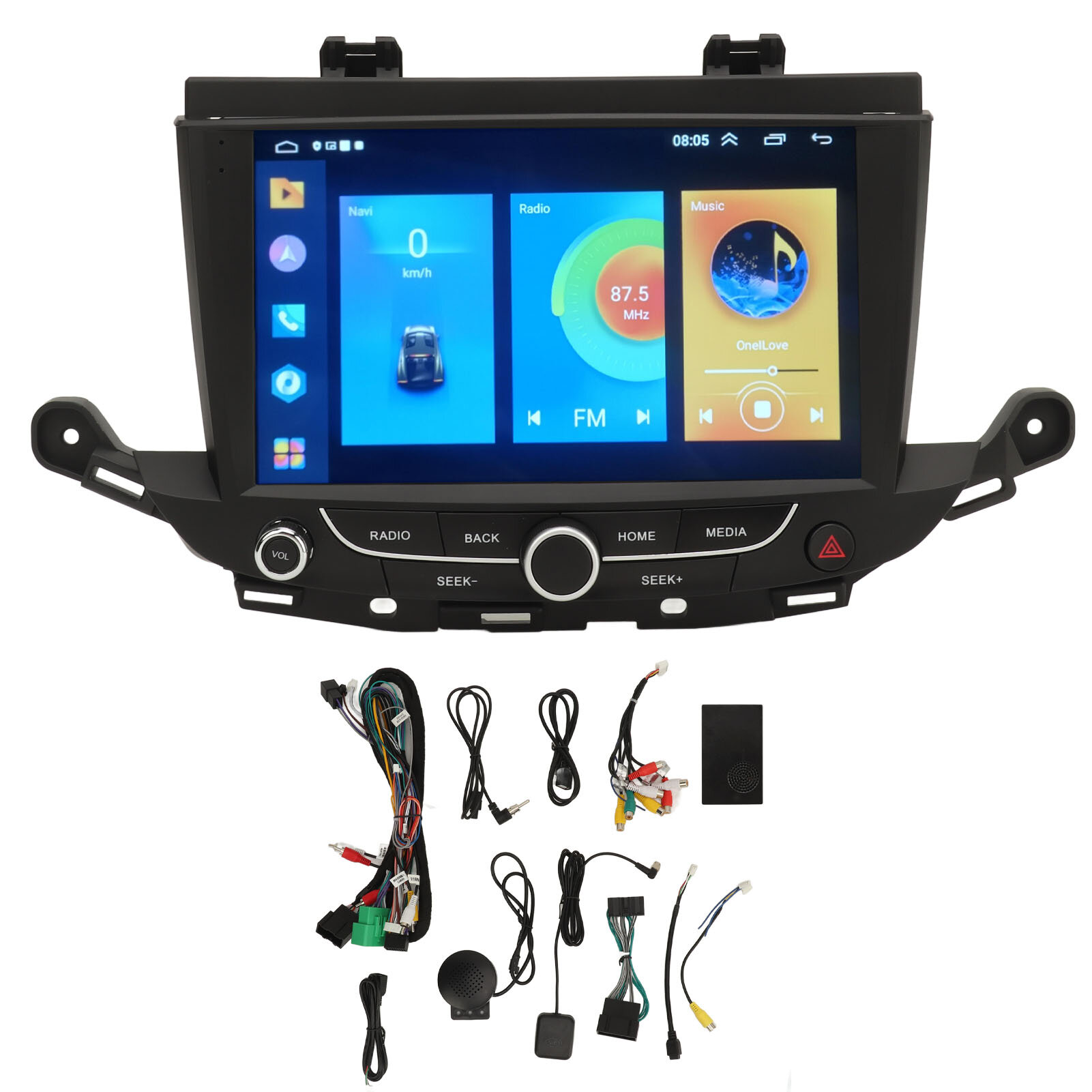 9in Car Stereo 390424448 Беспроводная CarPlay GPS Navigation HD -сенсорный экран Мультимедийный игрок для Opel Astra -K MK7