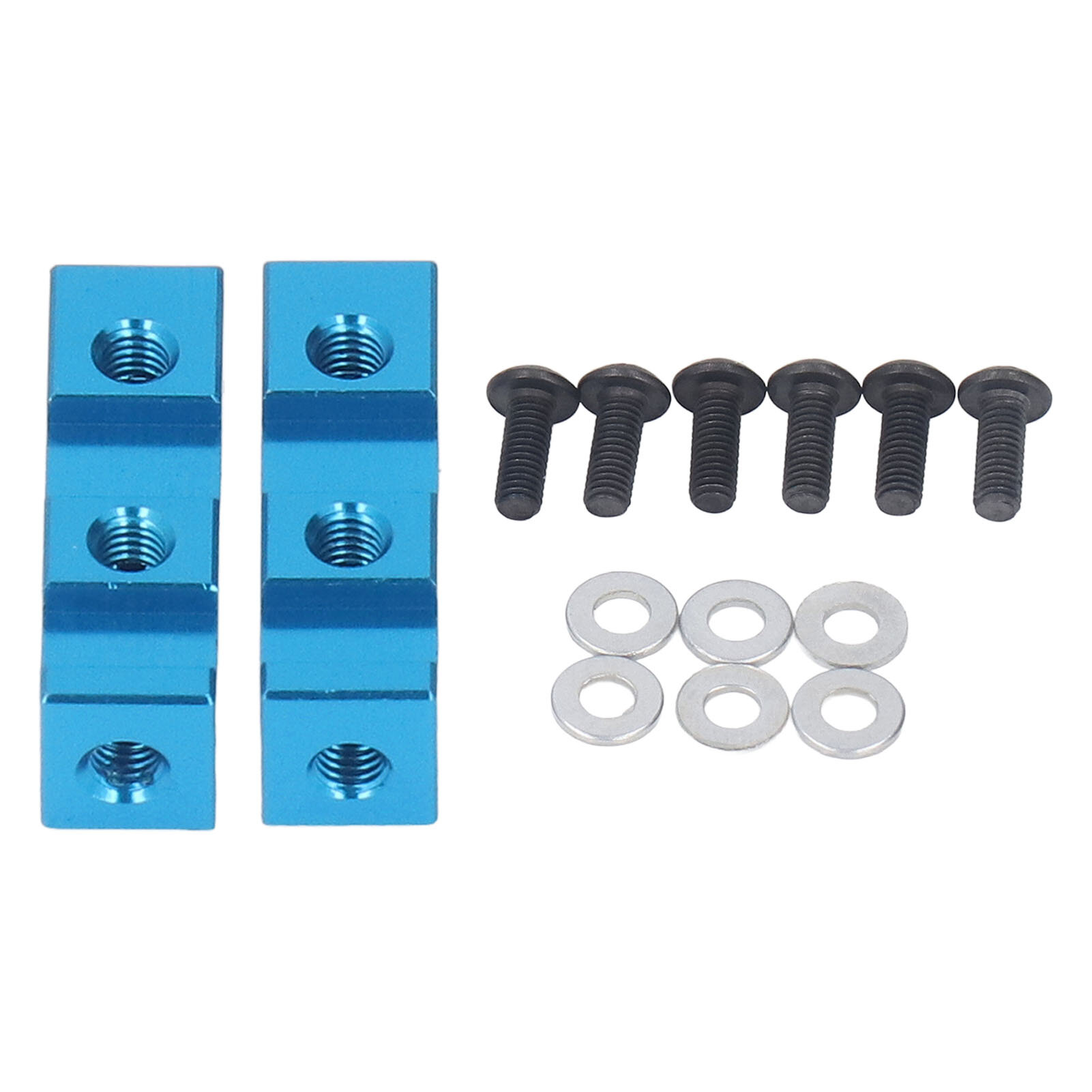 1 пара алюминиевых стоек крепления сервопривода, держатель сервомашинки для моделей автомобилей, подходит для Tamiya WR02 GF01