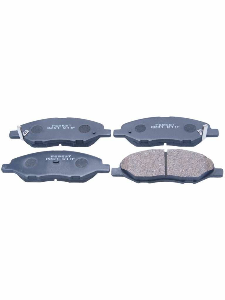 Колодки тормозные передние NISSAN, MAZDA, MITSUBISHI 0201-C11F FEBEST.