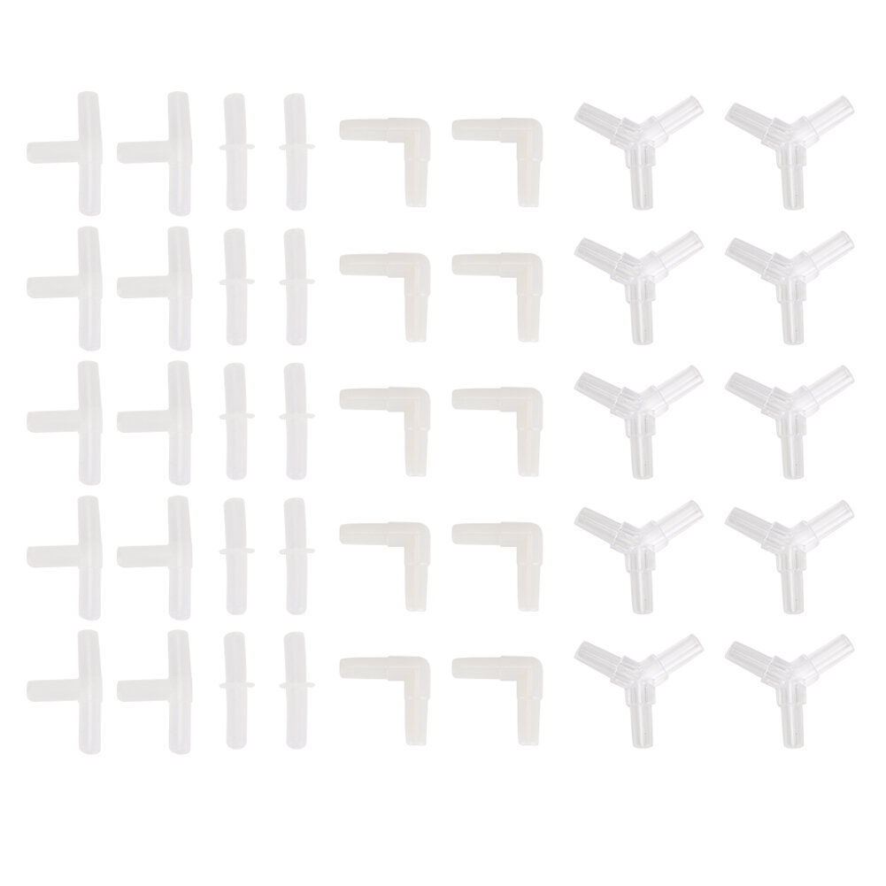 Пластиковые аквариумные воздушные насосы, соединительные трубки, соединители воздушных трубок для аквариума, фитинги