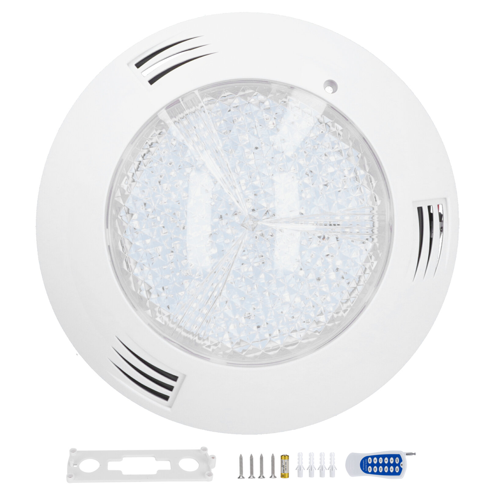 RGB бассейн света с пультом дистанционного управления 300LED, цветное подводное ландшафтное освещение IP68 водонепроницаемое 18W AC12V