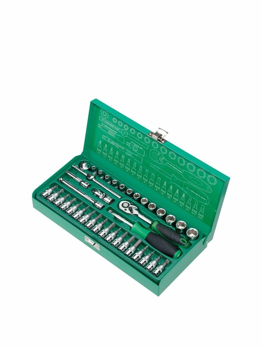 Набор торцевых ключей для автомобиля (1/4", 38 предметов) Pro'sKit HW-23801M