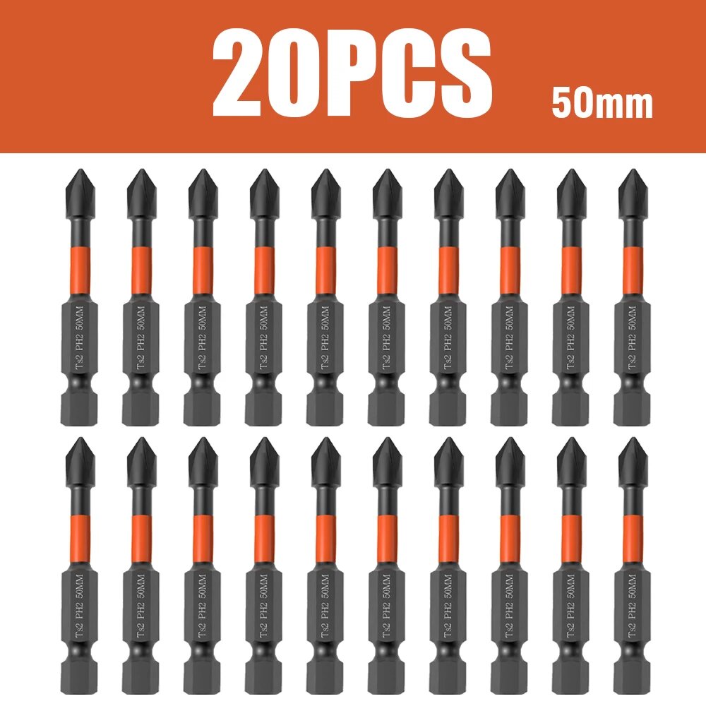 Набор сверл SHENSEN ударная дрель ультрамагнитные PH2 20pcs